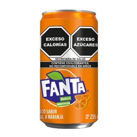 Refresco Fanta Sabor Naranja De 235 Ml Walmart