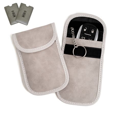 KEYLESS Etui Na Kluczyk Pokrowiec Blokada Klatka Faraday Kluczyki Szary