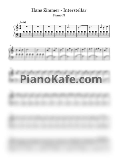 Hans Zimmer Interstellar Main Theme Piano N