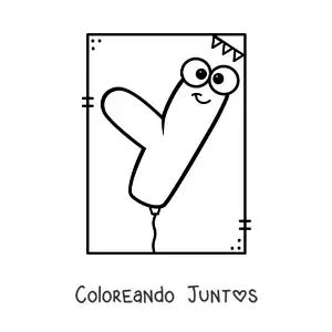 15 Dibujos De La Letra Y Para Colorear Gratis Coloreando Juntos