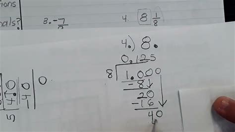 Ch Lesson Fractions And Decimals Youtube