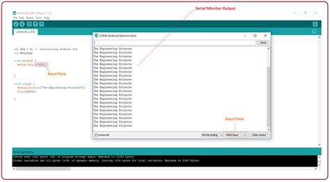 introduction to arduino ide the engineering projects