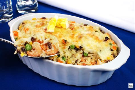 Receita de arroz à grega camarão Guia da Cozinha