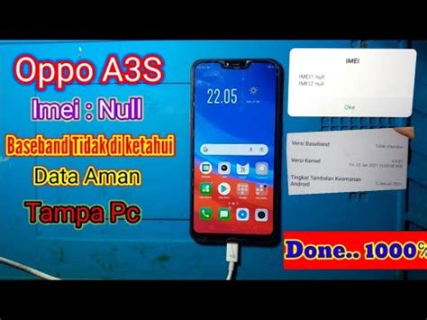 Oppo A3S Imei Null Baseband Unknown Fix Imei Oppo A3S Easy Method