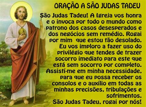 Paz e Bem ORAÇÃO A SÃO JUDAS TADEU