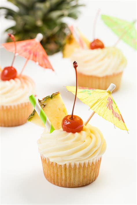 Pina Colada Cupcakes The Classic Cocktail Turned Into A Cupcake Artofit