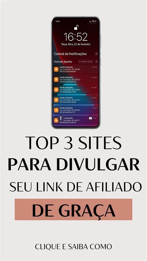 TOP 3 SITES PARA DIVULGAR SEU LINK DE AFILIADO DE GRAÇA Afiliados