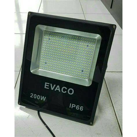 Jual LAMPU LED SOROT 200 WATT TEMBAK FLOOD LIGHT OUTDOOR 200W