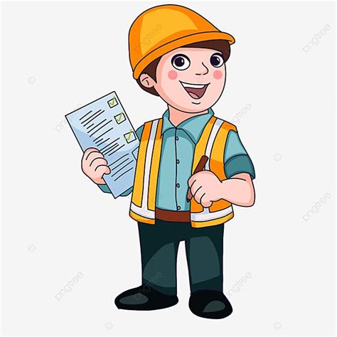 Safety Worker Clipart Transparent Background Construction Worker
