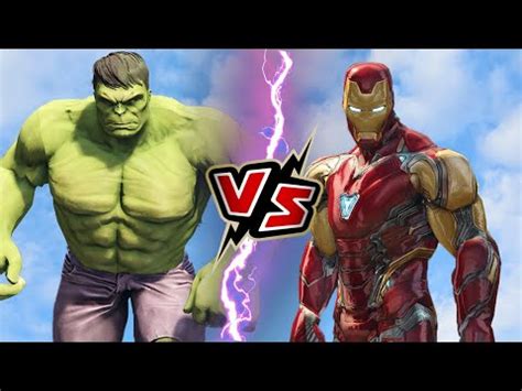THE HULK Vs IRON MAN Epic Battle YouTube