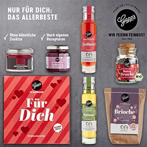Gepps Feinkost Für Dich Geschenkbox I Geschenk mit Delikatessen