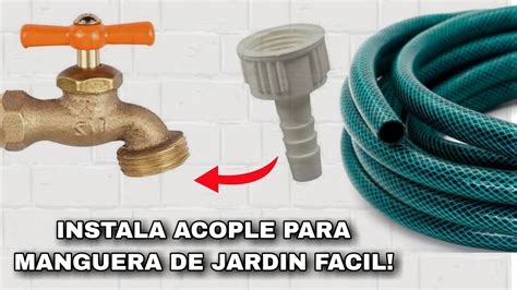 COMO INSTALAR MANGUERA A LLAVE DE NARIZ YouTube