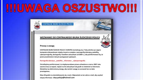 CBŚP przestrzega przed oszustami podającymi się za policjantów