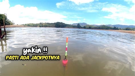 TEMBAK 2 METERikanya Mberot Mberot Mancing Nila Liar Nyobok Riam