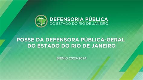 Posse Da Defensora Publica Geral Do Estado Do RJ YouTube