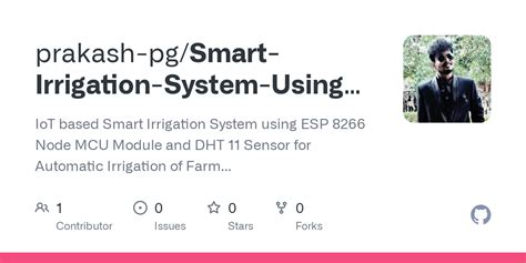 GitHub Prakash Pg Smart Irrigation System Using Internet Of Things