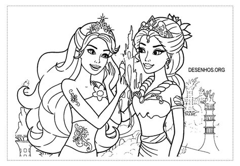 Desenhos Da Barbie Para Colorir E Imprimir
