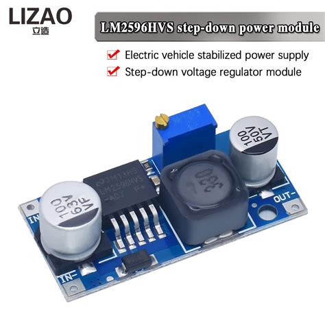 Lizao lm2596hvs lm2596 hv lm2596hv DC DC ajustável step down buck