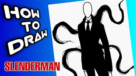 HOW TO DRAW SLENDERMAN SLENDERMAN Como Dibujar A Slenderman YouTube