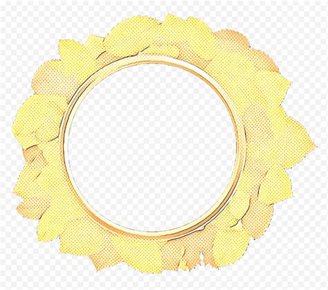 Cuerpo humano Círculo amarillo Espejo Joyas para el cuerpo Óvalo