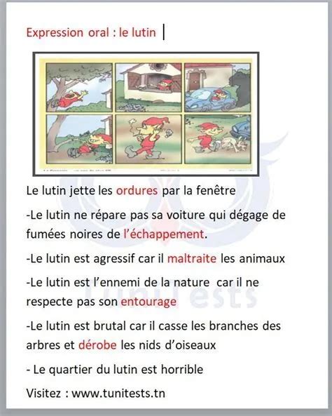 Expression écrite 6ème Année Primaire Maroc Pdf Wadaef FR
