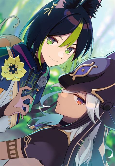 Tighnari And Cyno Genshin Impact Drawn By Pinocle Danbooru