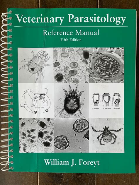 Veterinary Parasitology Reference Manual
