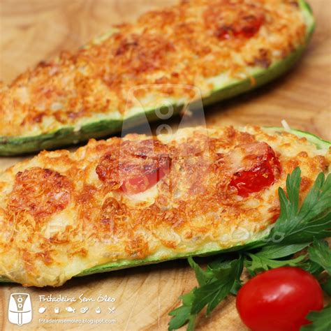 Abobrinha Recheada na AirFryer Fritadeira sem Óleo AirFryer