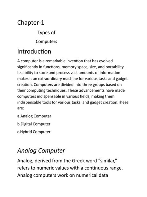 types of computer pdf microcomputers laptop