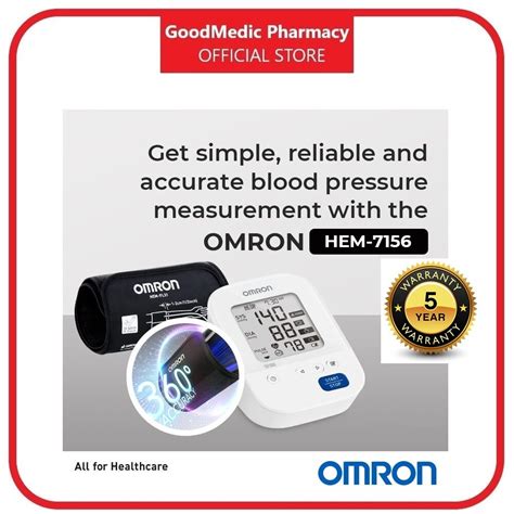 Omron HEM 7156 With Intelli Wrap Cuff Automatic Blood Pressure Monitor
