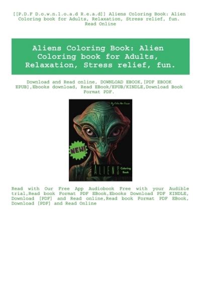 P D F D O W N L O A D R E A D Aliens Coloring Book Alien Coloring