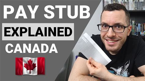 My PAY STUB In CANADA PAYROLL DEDUCTIONS Income TAX CPP EI