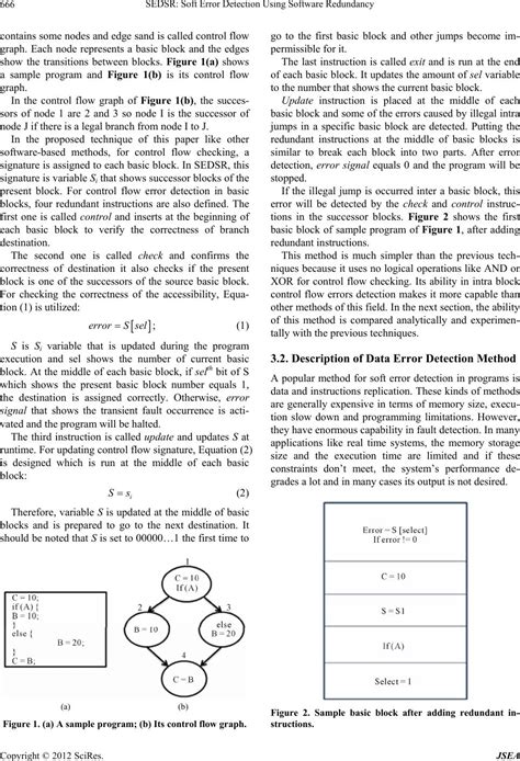 sedsr soft error detection using software redundancy