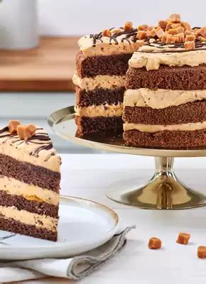 Naked Cake Schoko Karamell Rezept Dr Oetker