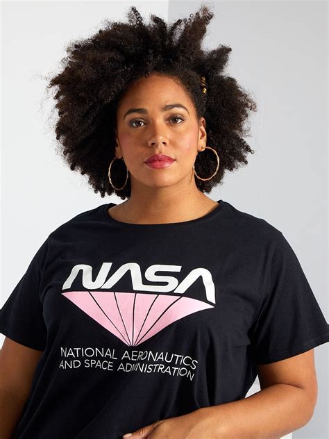 Camiseta Nasa Negro Kiabi 14 00
