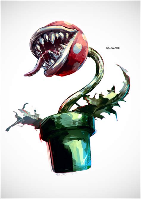 Piranha Plant Super Mario Bros Image By Kei Suwabe