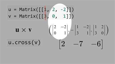 Cross Product In Python Youtube