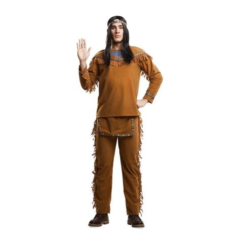 Disfraz de Indio Marrón para Hombre