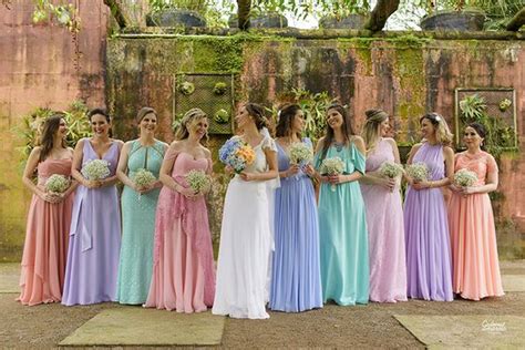 Vestidos Das Madrinhas De Casamento Blog Papel Convite