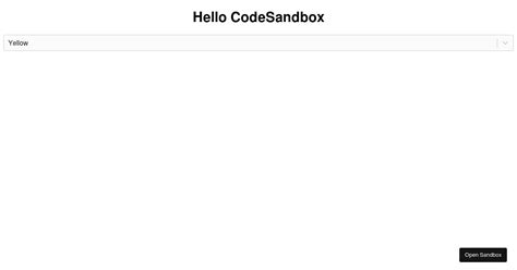 React Select Simplevalue Forked Codesandbox