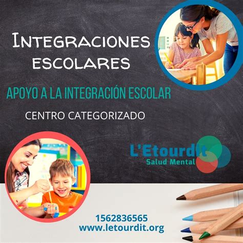Integración escolar L Etourdit Salud Mental