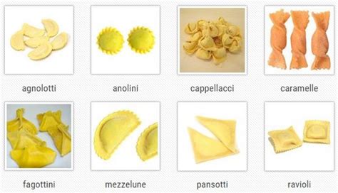 Tipos de pasta según su forma color longitud e ingredientes
