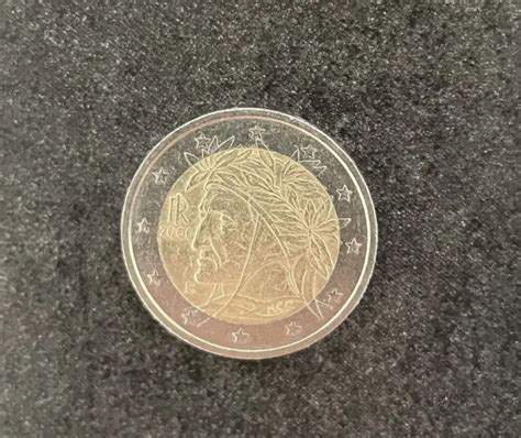 PIÈCE DE 2 euros rare 2006 Dante Alighieri EUR 100 00 PicClick FR