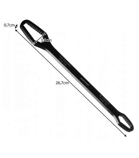 Klucz oczkowy uniwersalny płaski Torx 8 22mm