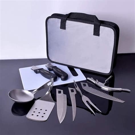 Barbecue Fyld Portable Kit Barbecue Outil Ensemble Complet D Outils De