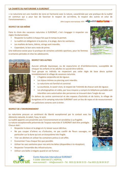 Pdf Charte Du Naturisme Euronat La Charte Du Naturisme A Euronat