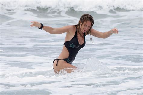 ILARY BLASI In Bikini On The Beach In Sabaudia Italy HawtCelebs