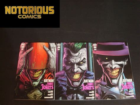 Batman Three Jokers 1 3 Complete Premium Variant Set 1 Johns Fabok