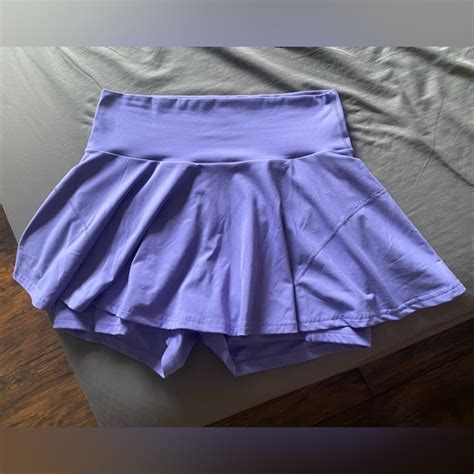 Popflex Skirts Popflex Active Twirl Skort With Pockets In Lavender