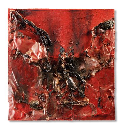 Alberto Burri Combustione Plastica 1961 Plastica Acrilico